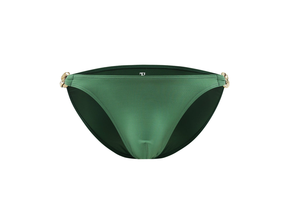moss gold link swim briefs – MCE Creations