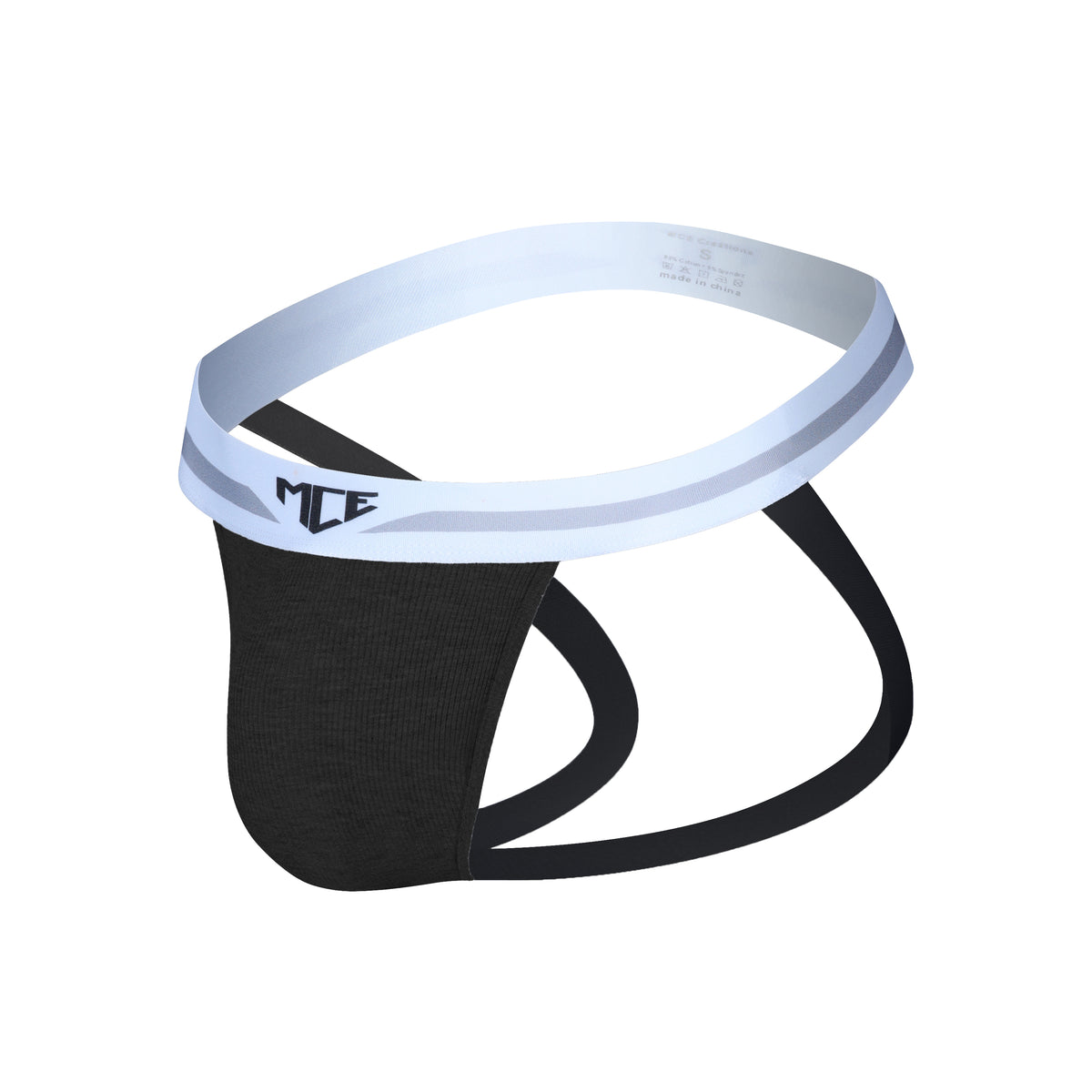classic black MCE jock strap – MCE Creations