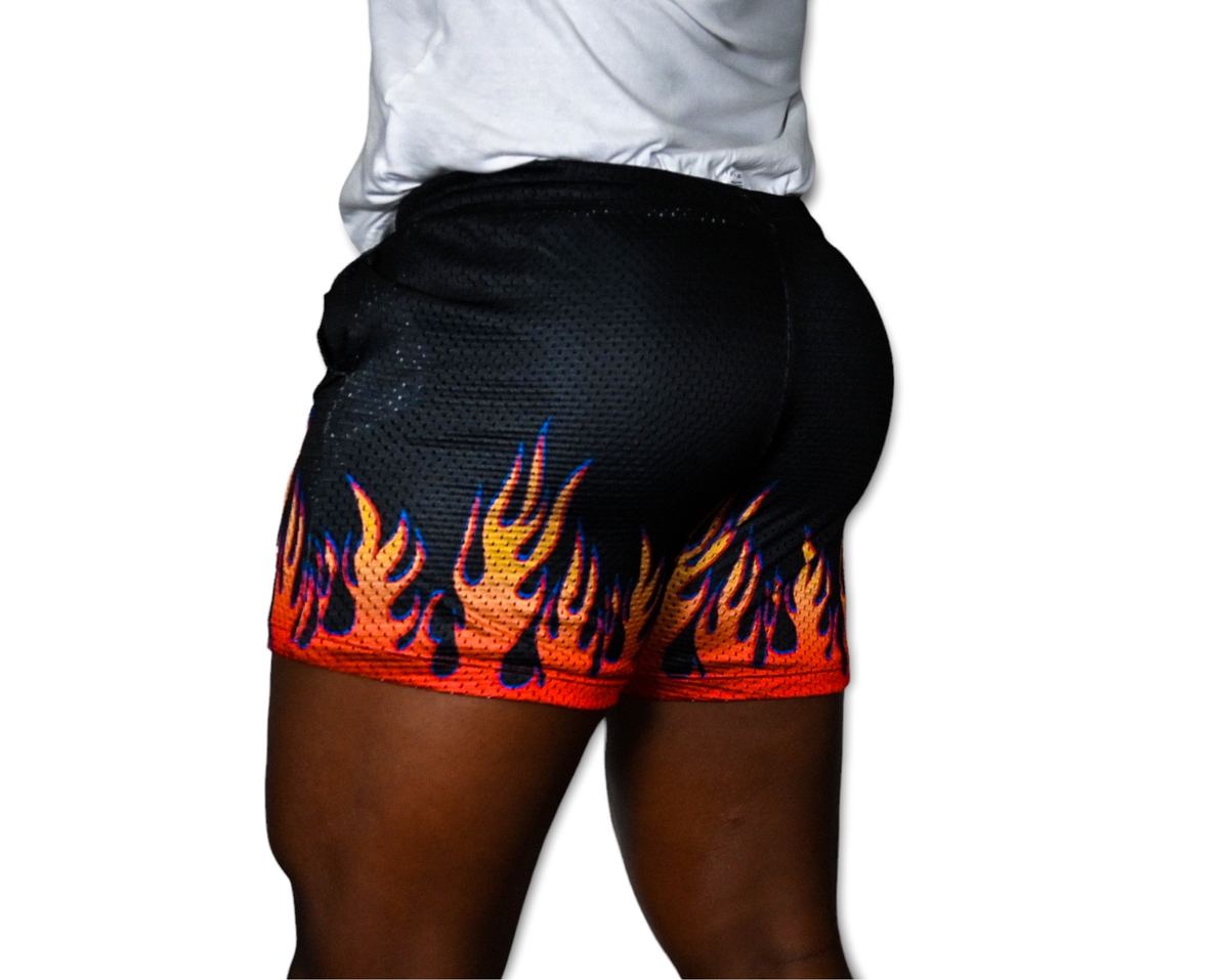 Flamer mesh MCE shorts – MCE Creations